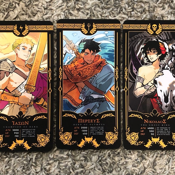Percy Jackson - Mythomagic Cards and Charms - Etsy