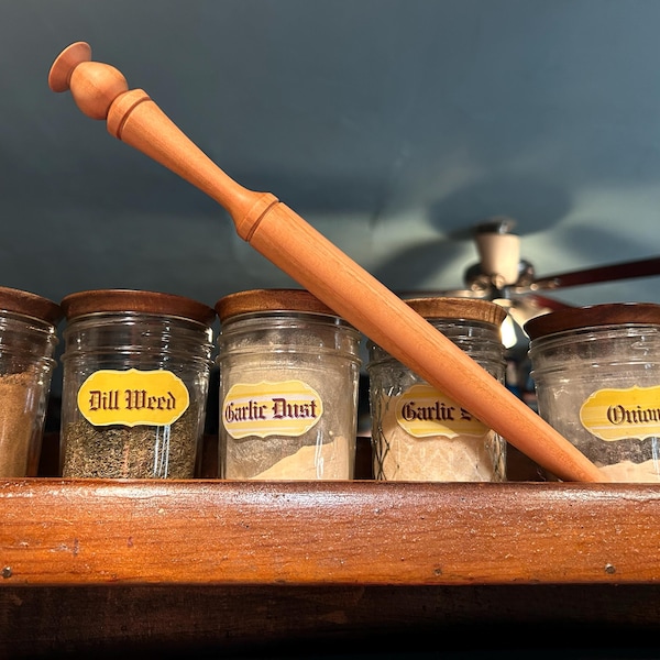 Scottish Spurtle Cherry Wood Woodturned - Etsy