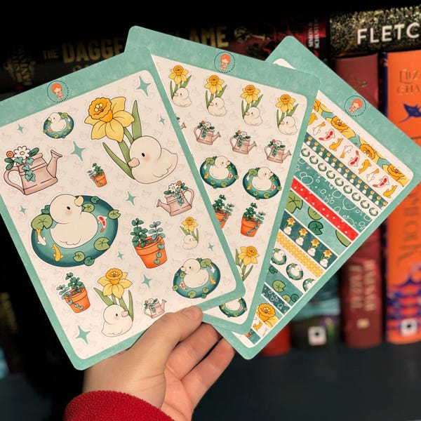 Christmas Festive Stickers Baubles Stars Winter Sticker Set Washi ...