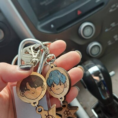 Kingdom Kpop Handmade Wooden Keychain for Kingmakers - Etsy