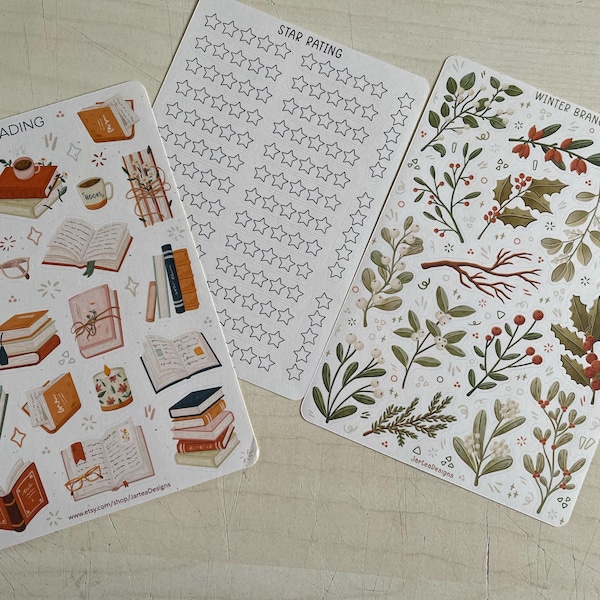 Sticker Sheet New Years Stickers | Party Sticker Sheet | Journal ...