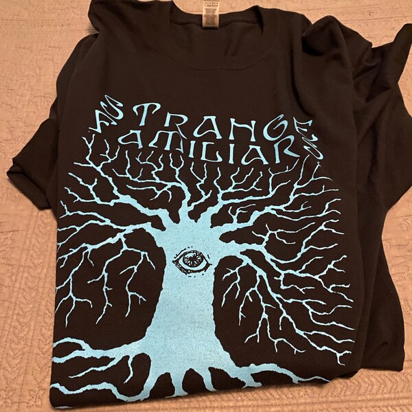 STRANGE FAMILIARS Podcast Awoken Tree Logo T-shirt Paranormal Fortean ...