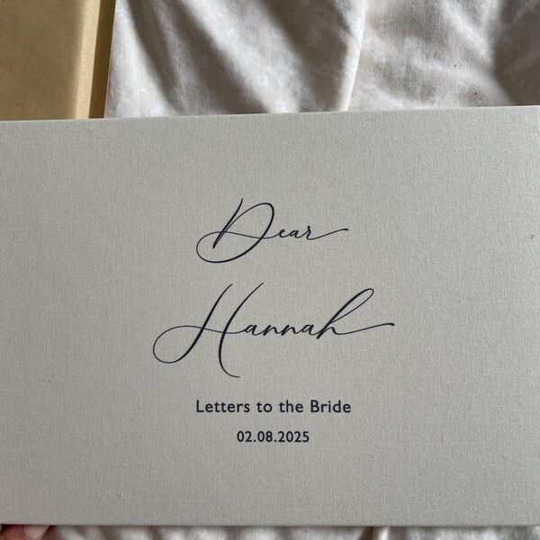 Custom Letters to the Bride Scrapbook, Hen Do Scrapbook, Bridal Shower ...