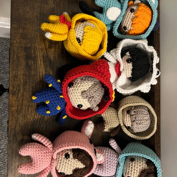 BT21 Shooky/suga BTS Crochet Amigurumi Doll Keychain - Etsy