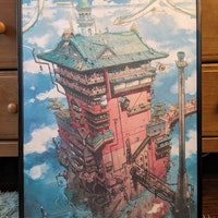 Framed Gaia Map, Gaia World Map From Final Fantasy VII - Game World Map ...