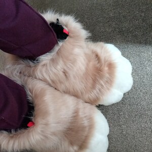 Custom Furry Cat Hand Hooves With Claws, Cosplay Furrysuit Paws for ...