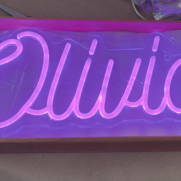 Custom Neon Aesthetic Sign, Neon LED Sign, Neon Wall Decor ...