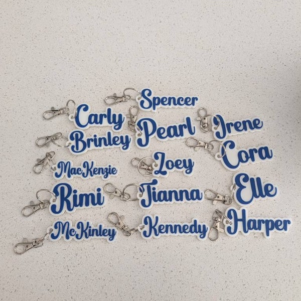 Custom 3D Printed Keychain - Custom Key Chain - Name Keychain - Custom ...