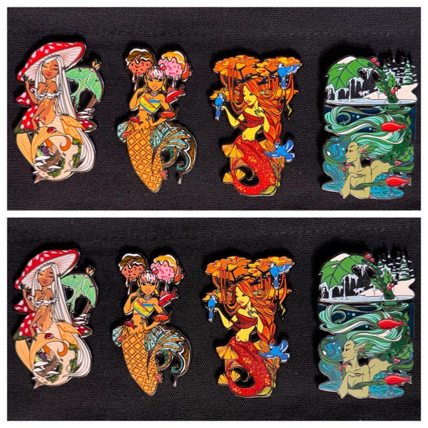 GRADE B Wicked Unicorn B Rainbow Metal Anodized Enamel Pin - Etsy