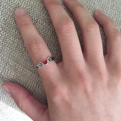 ANGEL WINGS RING Angel Baby Ring Angel Babies in Memoriam Loss of Loved ...