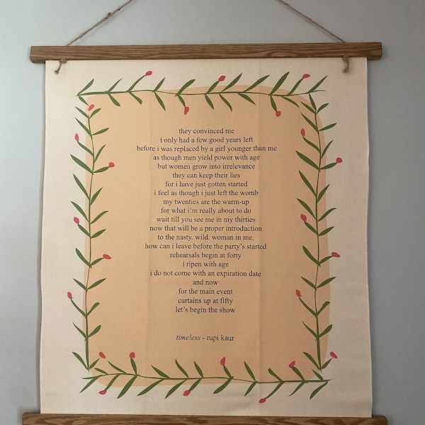 Tapestry Frame - Hanging Magnetic Wood Hanger Frames for Scarf or ...