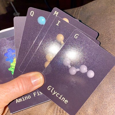 Amino Fish Amino Acid Playing Cards for Biology Education and Biology ...