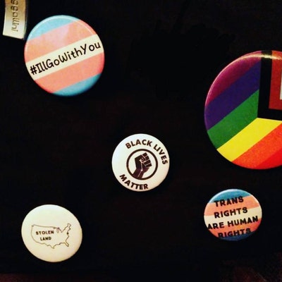 1 'trans Rights Are Human Rights' Button Badge - Etsy