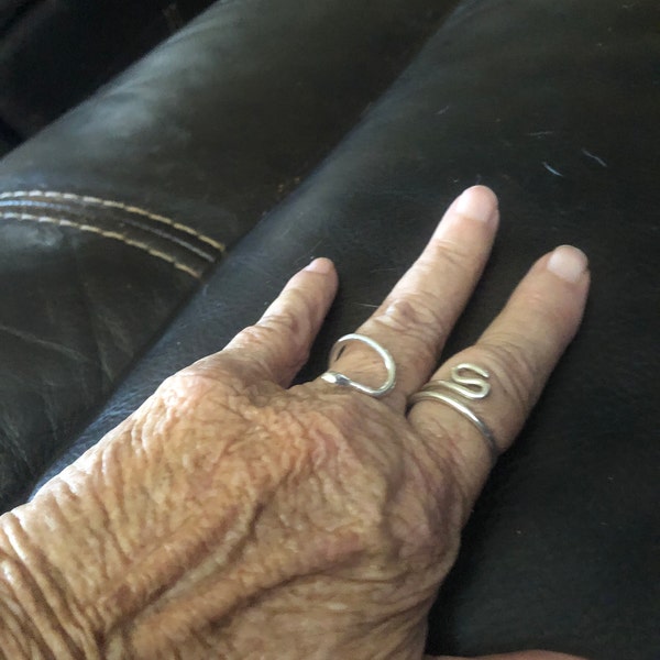 Swan Neck Deformity Silver Ring Splint 925 PIP Holes Design - Etsy