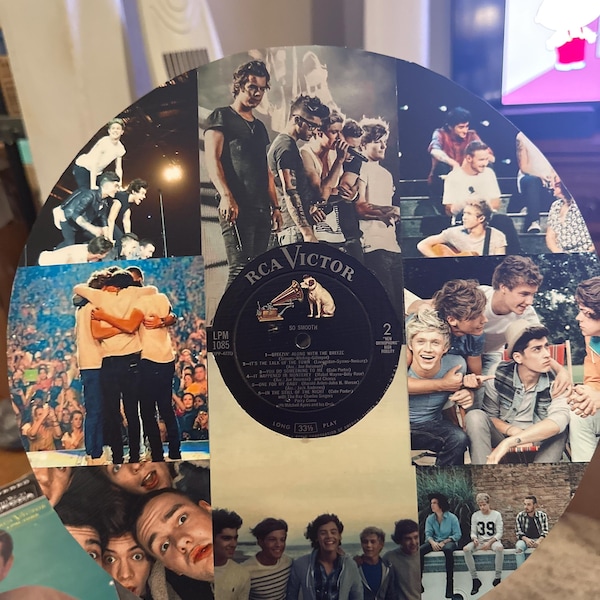 One Direction Vinyl Collage - Etsy