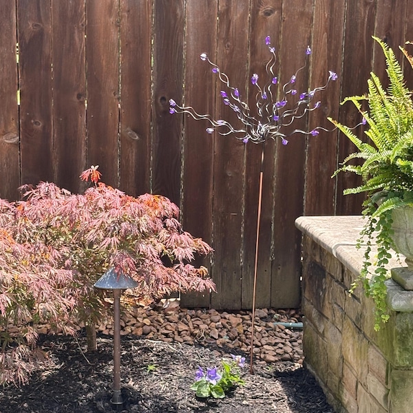 Butterfly Kinetic Balancing Garden Art Stake - Etsy