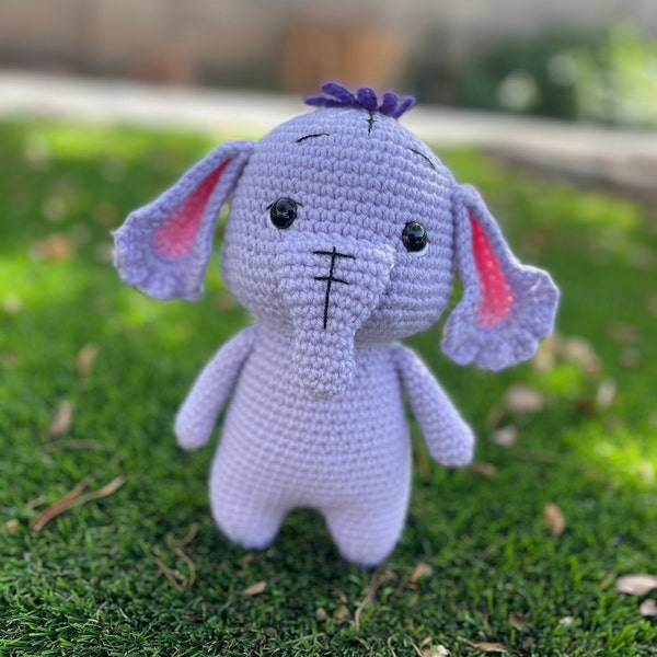 Lumpy Elephant Crochet Pattern by Bumcraft - Etsy