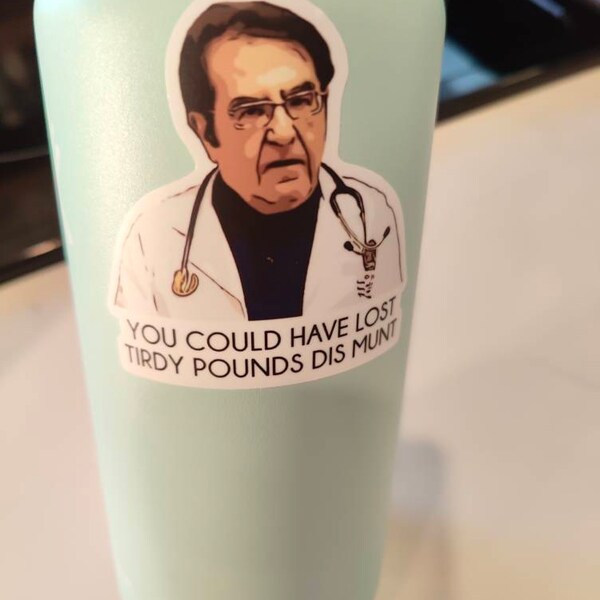 Dr. Nowzaradan Meme Sticker pizza is Not Party of Your Diet Funny ...