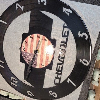 Vinyl Record Clock 56 Chevy Clock for Wall Vinyl for - Etsy