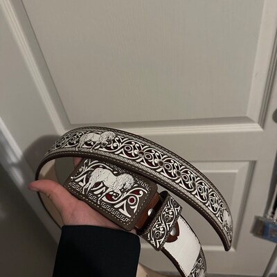 Authentic Mexican Charro Belt, Cinto Laser Vaquero Fino - Etsy