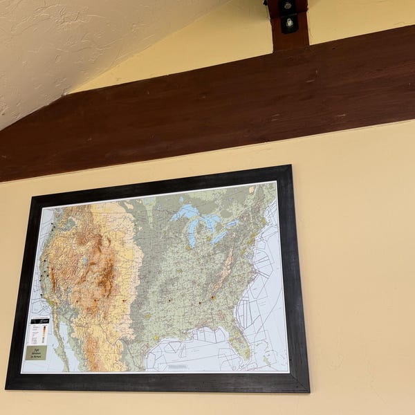 Personalized Pilot's USA VFR Map - Aviator's Map - Chart Your Flights ...