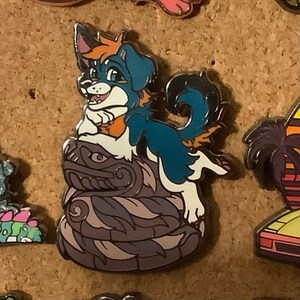 Fursona Pin 1107 Cyber Dog 4 Peachy Rainbow Enamel Pin - Etsy