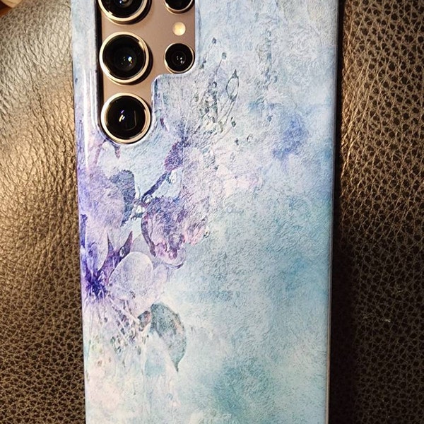 Blue Watercolor Sunrise Case - Samsung Galaxy S25, S24, S23, S22, S21 ...