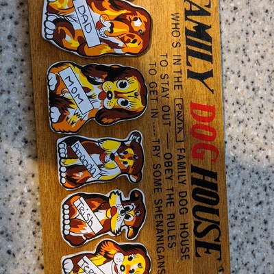 Family Dog House Wall Plaque - Etsy