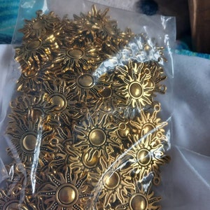 50 Heart Charmslove Pendantmade With Love Antique Silver - Etsy