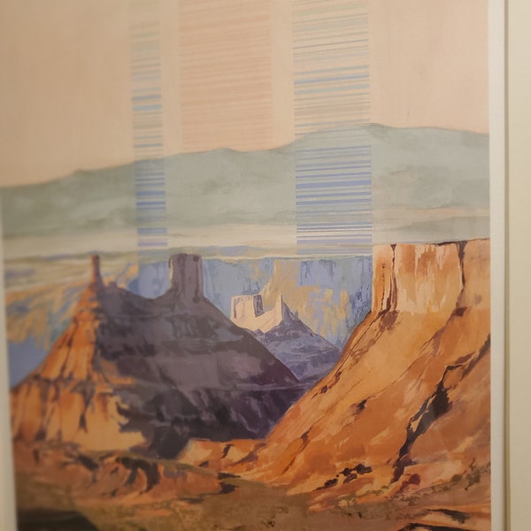 Soloist - Archival Print of Painting of Castleton Tower, Utah - Etsy