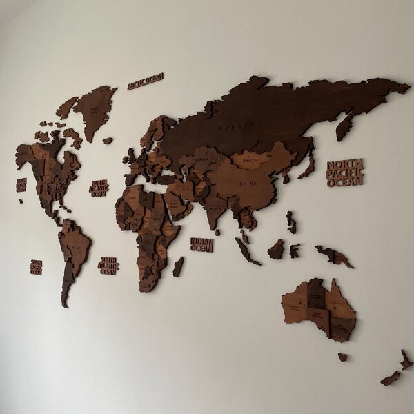 Wooden States Map, 3D States Map, Wood California Map, 3D New York Map ...