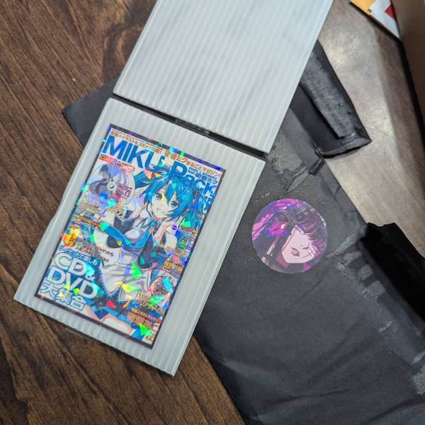 Hatsune Miku 'magazine Cover' Holographic Sticker - Etsy