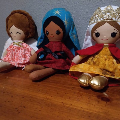 Mary Finger Puppet Doll Ornament PDF Pattern Catholic Toy DIY - Etsy