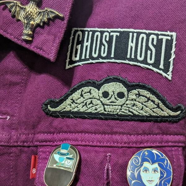 Deaths Head Tombstone - Embroidered Iron-on Patch - Etsy