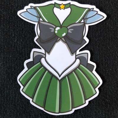 Sailor Moon Sailor Scout Fuku/uniform Sticker Regular, or Glitter ...
