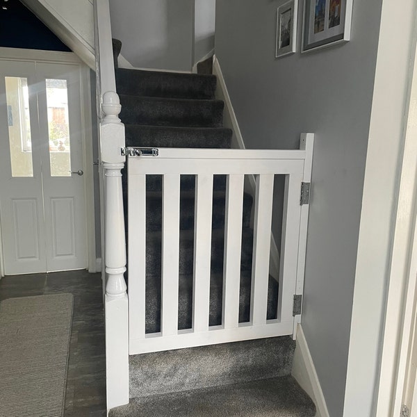 Solid Oak Stair Gate - Etsy