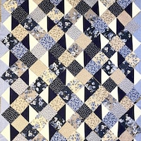 Quilt Pattern Simply Serene Charm Pack Friendly Queen Quilt in Multiple ...