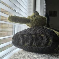 Crochet Pattern: Tank Soft Toy, Tank Stuffed Toy, DIY Tank Toy, Green ...