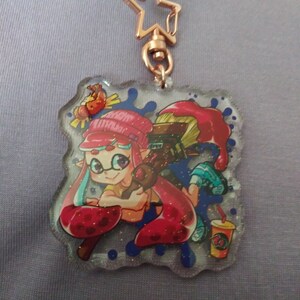 Splatoon Inspired Acrylic Keychains - Etsy