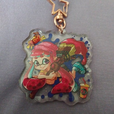 Splatoon Inspired Acrylic Keychains - Etsy