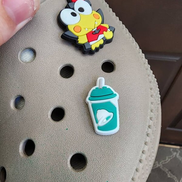 Food Shoe Charms I Taco Croc Charms I Hot Sauce Croc Charms - Etsy