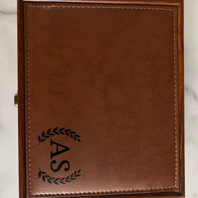 Watch Case With Key and Lock for Men, Personalized Watch Box, Engraved ...