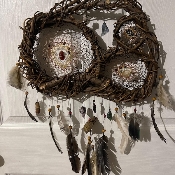 Crystal Dream Catchers Shamanic Art, Dreamcatcher Protection, Amethyst ...