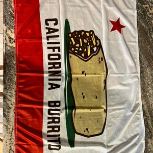 California Burrito Flag 3.5 Patch Cali Burrito Gift - Etsy