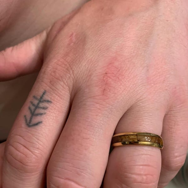 Wood Ring, Tungsten Carbide Ring, Mens Wood Ring, Wooden Ring, Wood ...