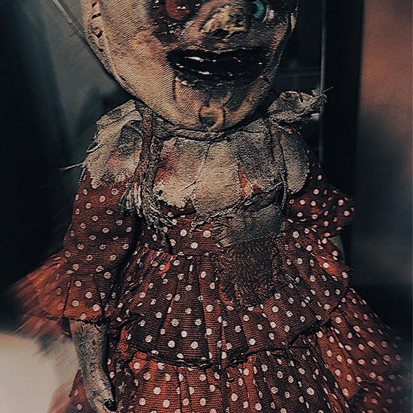 Creepy Girl Doll Cute Masked Doll Haunt Spooky Zombie Dollz Original ...