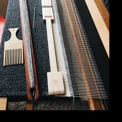 Weaving Temples, Wooden Adjustable Size Temples for Holding Your Rug or ...