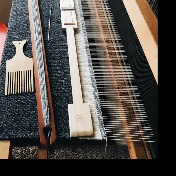 Weaving Temples, Wooden Adjustable Size Temples for Holding Your Rug or ...