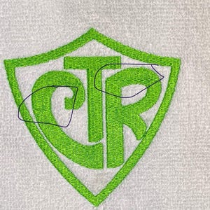 CTR Embroidery Design. CTR Crest. CTR Emblem. Choose the Right ...