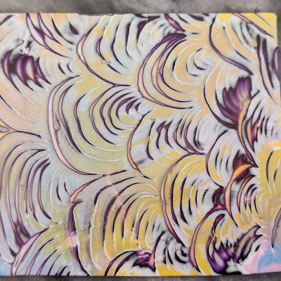 Flower Meadow Rubber Texture Matpolymer Clay Toolsearring Makinghand ...